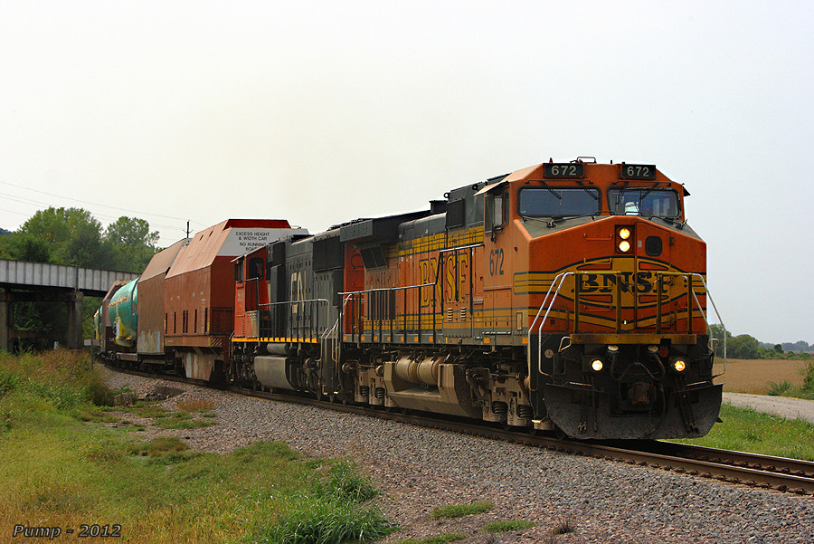 Westbound BNSF High Priority Manifest Train